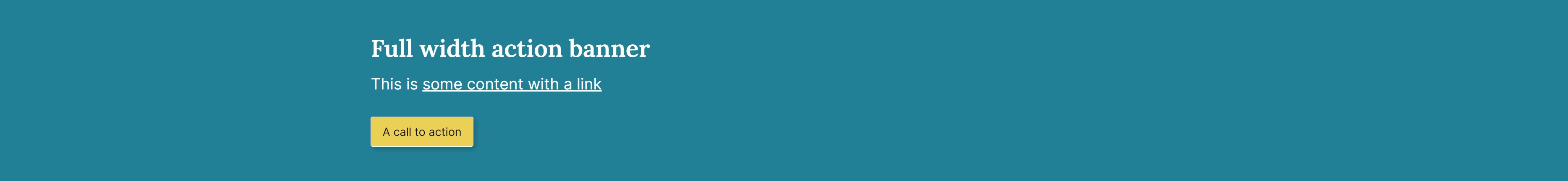 Action Banner | NICE Design System