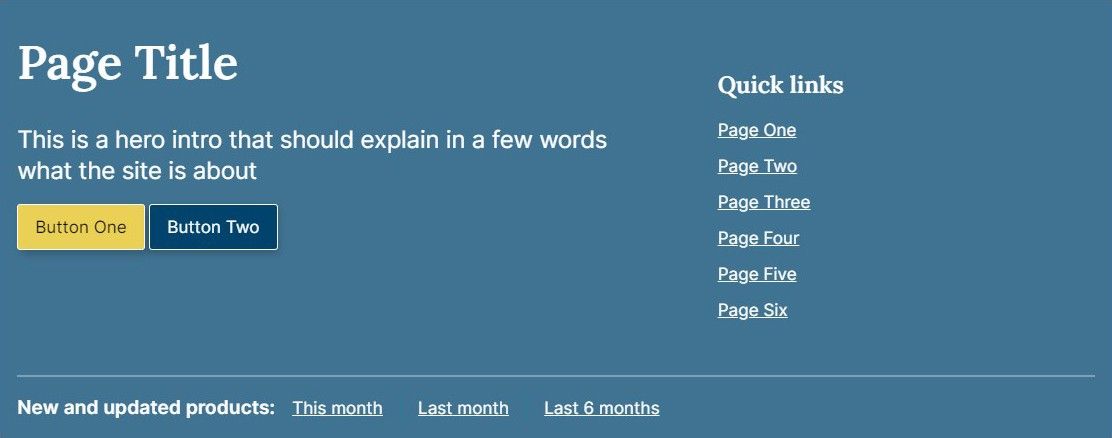 Hero | NICE Design System